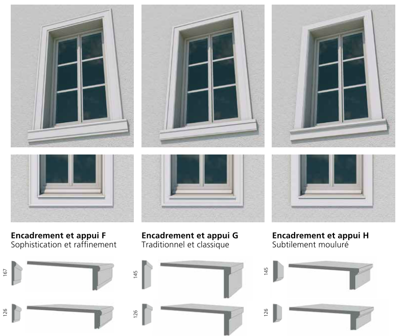STO Déco Frame: des encadrements de fenêtres pour façades isolées par l ...